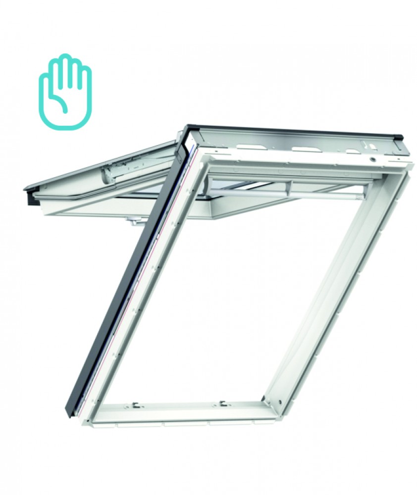 Finestra Velux GPU 0068 FK08 L66XH140 LEGNO E POLIURETANO BIANCA ...