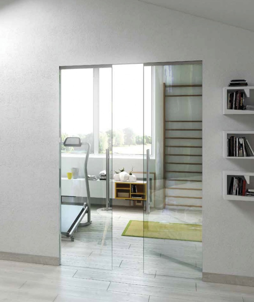 Controtelaio per porte scorrevoli filomuro Scrigno Essential Doppio 2 ...